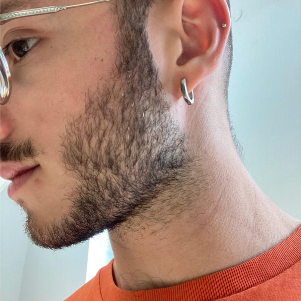 Male Hoop Earrings, Mens Huggie Hoops, Mens Huggie Earrings, Circle ...