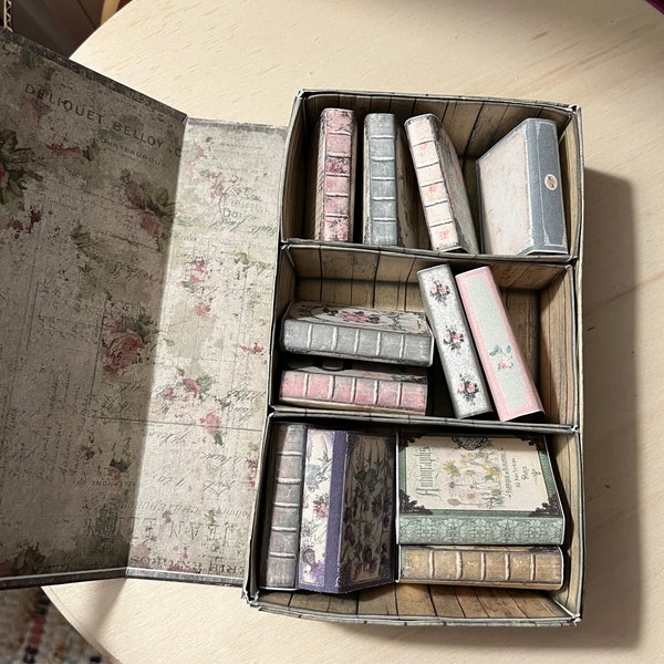 Mini Book, Secret Cabinet, Box, Junk Journal, Kit, Craft Kit, Printable ...