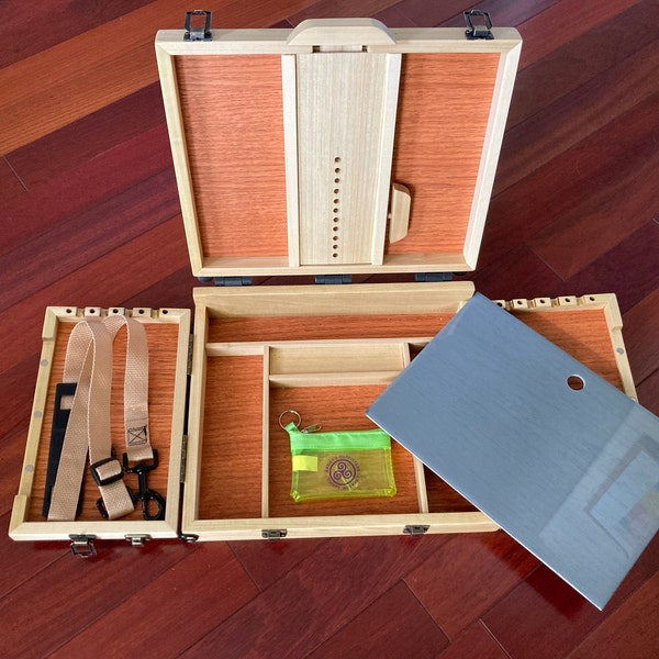 Paint Box/pochade Box With Wet Panel Carrier for Indoor or Outdoor ...