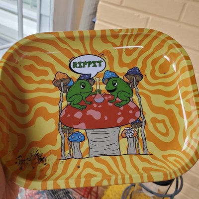 Weed Leaf Rolling Tray Set With Grinder and Raw Rolling Papers - Etsy