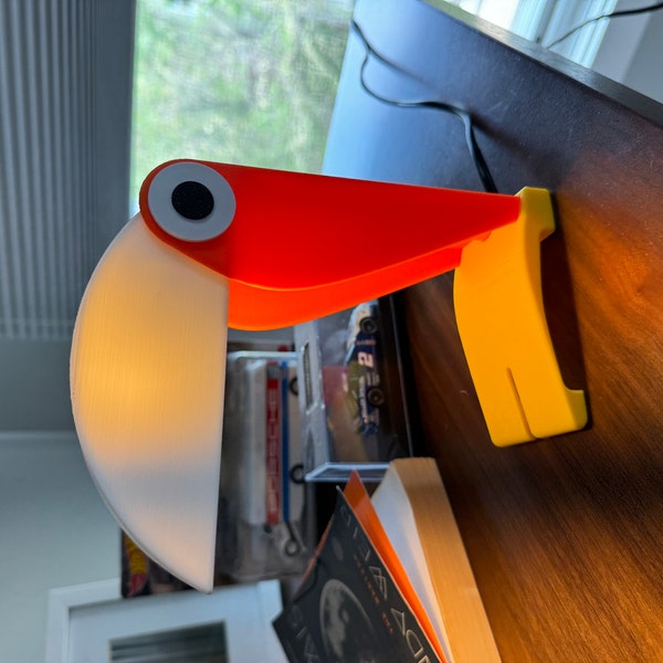 3D Printed Toucan Wall Clock - Etsy
