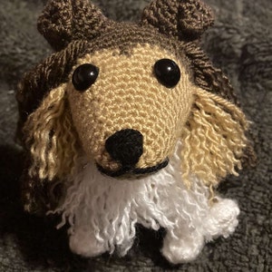 Rough Collie Amigurumi Crochet Pattern - Etsy