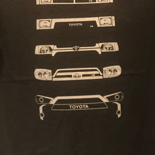 Toyota 4runner Shirt Evolution TRD Pro SR5 T100 Hilux Surf Offroad 22re ...