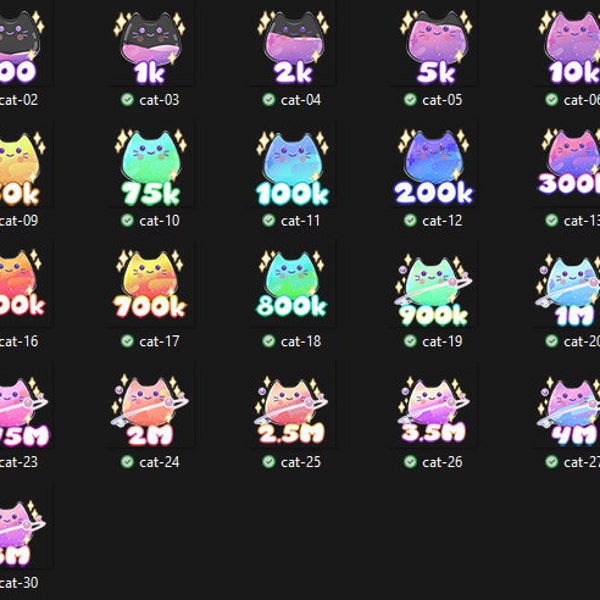 30x Money Bag Twitch Bit Badges / Dollar Bit Badges / Bit Tier Badges ...