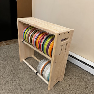 Disc Golf Storage Rack 15 to 240 Discs FREE Shipping and Laser ...