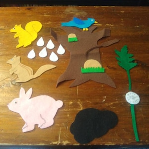 The Rainbow Fish Children Story Flannel Board Story Felt Set - Etsy