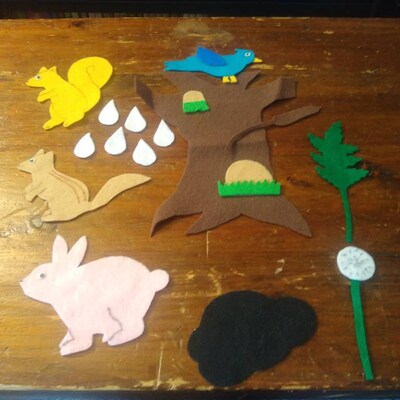 Little Bear Weather Dress Up Children Story Flannel - Etsy