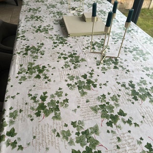 140cm Round PVC Tablecloth With Parasol Hole Butterfly Floral Blue ...