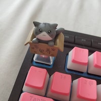 Cute Cat Keycaps Backlit Kitty Keycap Kitty Resin Artisan - Etsy Canada