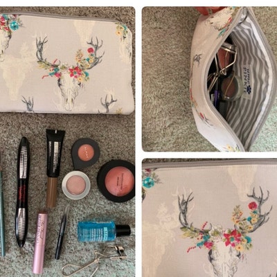 World Map Makeup Bag - Etsy