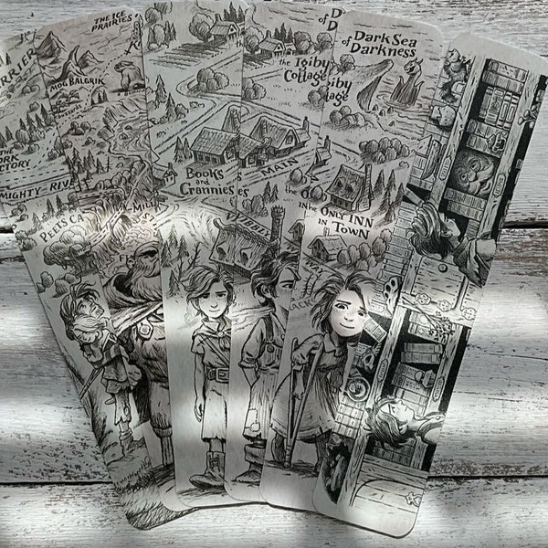 Wingfeather Saga 6 Bookmarks Featuring Illustrations From The