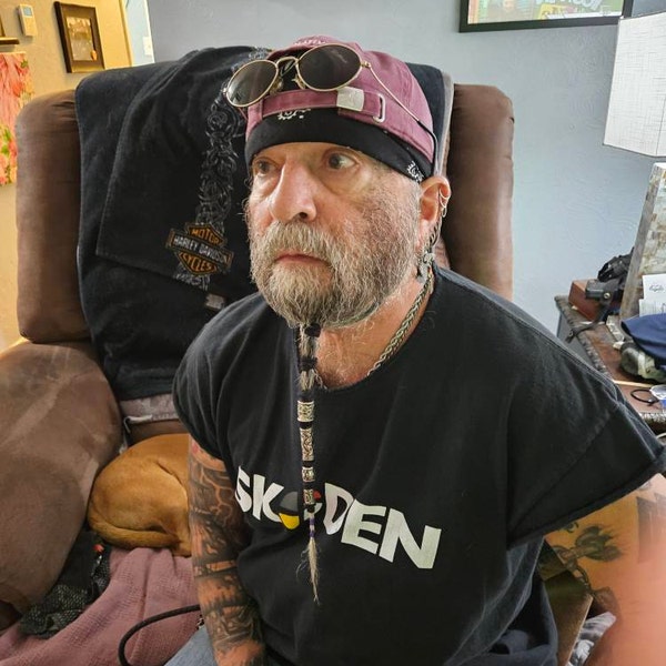 Set of 2 Stainless Steel Tube Beard Beads 9mm Hole (9/32 Inch) Viking ...