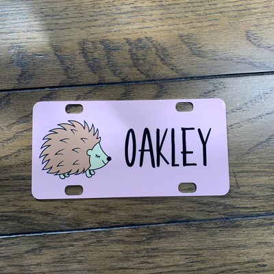 Personalized Hedgehog Name Plate / Hedgehog Sign / Cage Accessory ...
