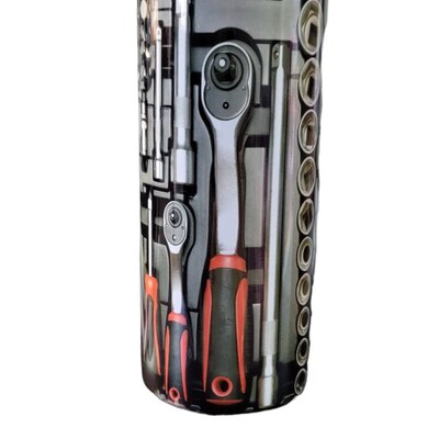 20 Oz Skinny Tumbler Sublimation Design Tool Box Mechanic - Etsy