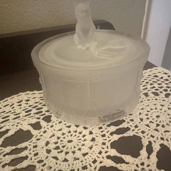 Robin Larson Signed Fused Art Glass Triangle Decor Piece Orange Green ...