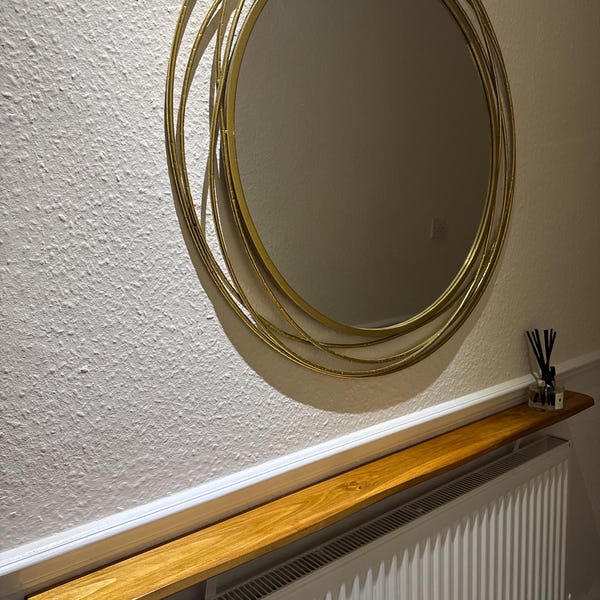 Handmade Radiator Shelf, Made From Solid Wood, Rustic Style ...