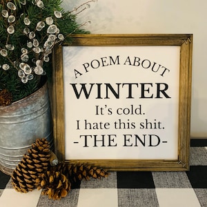 This Home is Built on Love and Profanity Funny Wall Sign Snarky Home ...