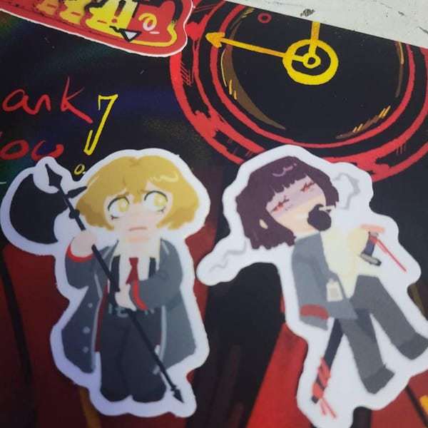 Limbus Company EGO Vinyl Stickers // Don Quixote, Heathcliff, Faust ...