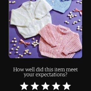 Babies Smocked Jacket and Bonnet Knitting Pattern, Instant Download Pdf ...