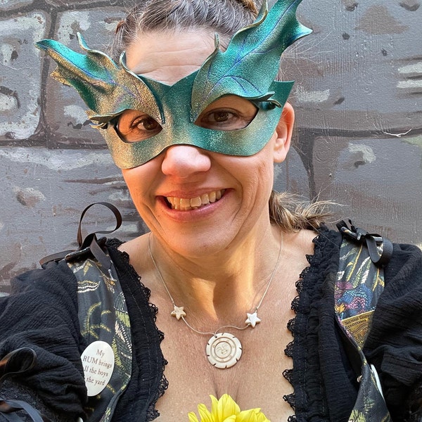 Leather Fire Mask - Etsy