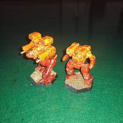 Battletech Miniatures Inner Sphere Fire Lance 4 Mechs - Etsy