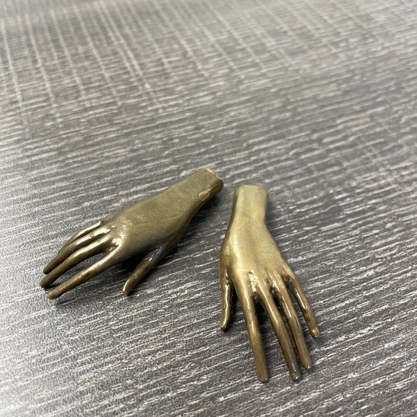 Small Bronze Hands - Etsy