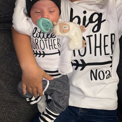 BIG BROTHER, Little Brother Outfit, Baby Boy Coming Home Outfit, Big ...