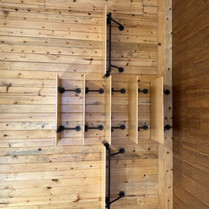 Audio Rack With Adjustable Oak Shelves / Record Player Stand / Media ...