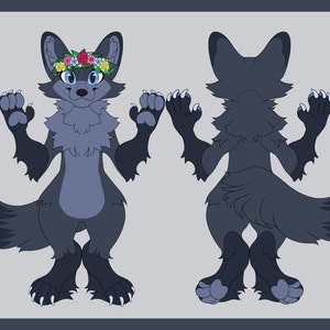 Cat Reference Sheet Base - Etsy
