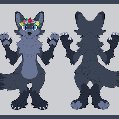 Cat Reference Sheet Base - Etsy