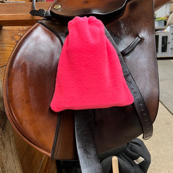 Fleece Large Stirrup Covers for English Saddle MULTIPLE PATTERNS - Etsy