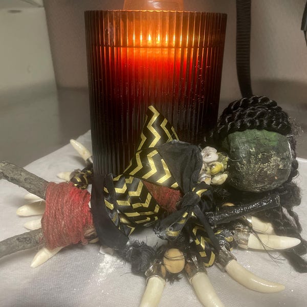 6 Inch 6" Taper Spell Candle BLUE Pagan Wicca Altar Household LUCK ...