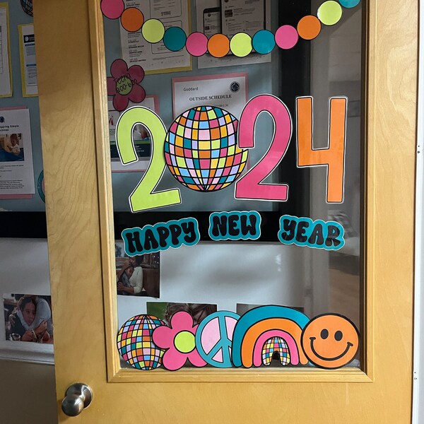 New Years Bulletin Board Kit | January Bulletin Board | New Year ...