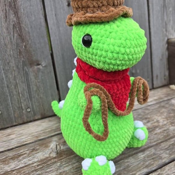 2-in-1 Mini & Original Cowboy Rex Pattern Bundle PDF Digital Download ...