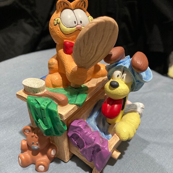 Gorgeous Collectible and Vintage Garfield Karate , Figurine, Cat ...