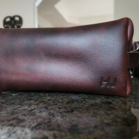 Personalized Full Grain Leather Dopp Kit Premium Gifts for Him ...