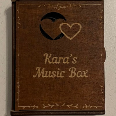 Personalized Music Box With Custom Song & Picture Inside Full - Etsy