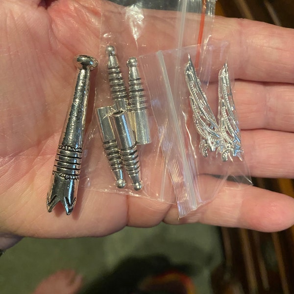 Bolo Tips, Cone End Caps, 35x9mm Filigree, Gold, Silver, Copper, Ant ...