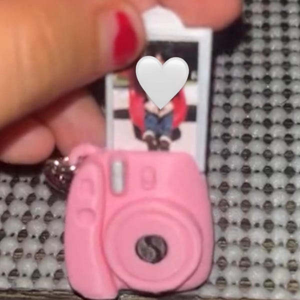Mini Camera Keychain and Your Own Personalized Photo. Camera Keychain ...
