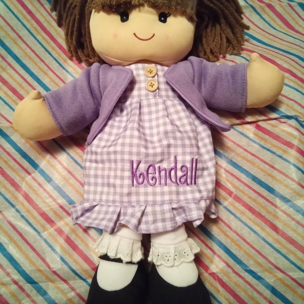 Personalized Cuddle Time Rag Dolls - Ages 3+ Soft Doll for Kids - Plush ...