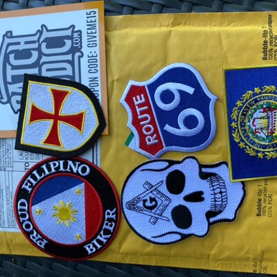 KNIGHTS TEMPLAR SHIELD Patch Iron-on Embroidered Red Crusades Religious ...