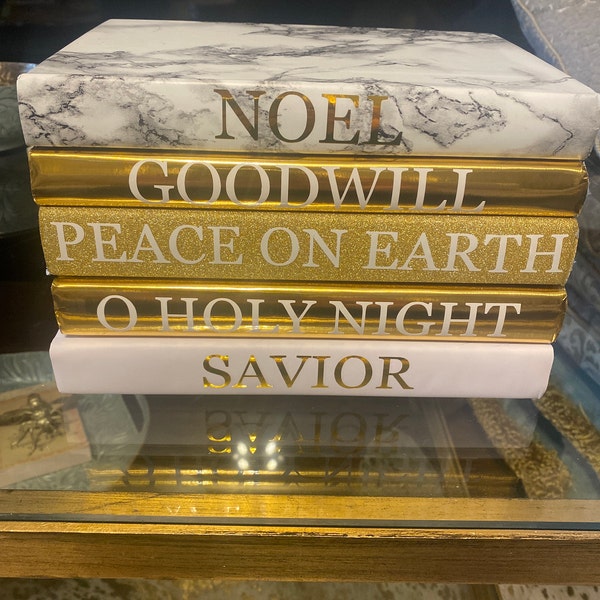 Coffee Table Book Set | Coffee Table Decor | Book Decor | Decorative ...