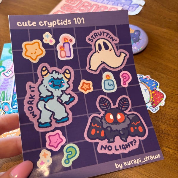 BG3 Mini Goobers Sticker Set // BG 3 Cute Chibi Sticker, Funny Sticker ...