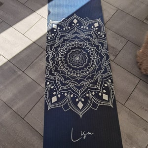 Moon Phases Yoga Mat Nature Inspired Meditation Mat Moon - Etsy