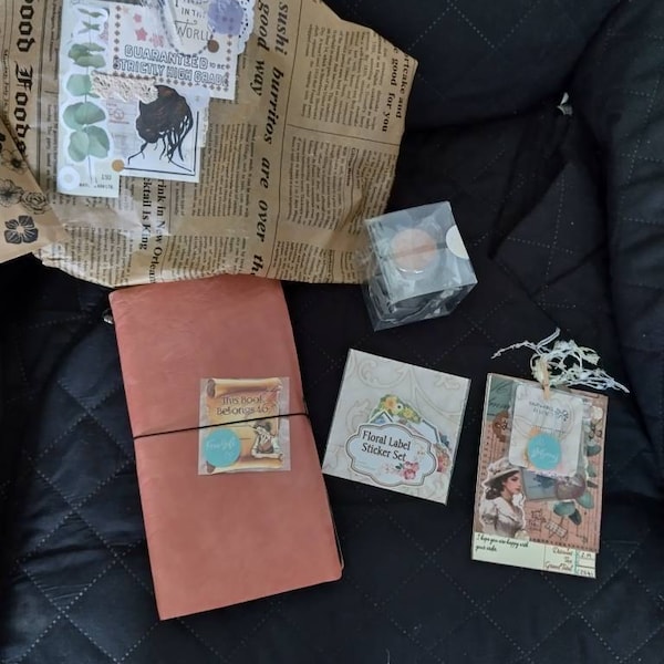 Sticker Folio, Custom Sticker Storage Booklet, Collaged Storage Folio ...