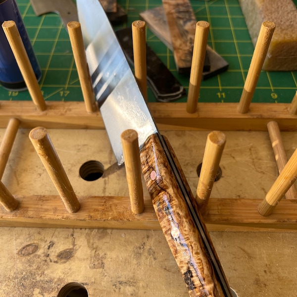 Japanese Hidden Tang Wakizashi Blade, Long Tanto Knife Blank, N690 ...