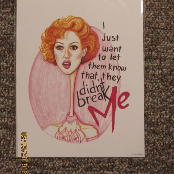 Molly Ringwald pretty in Pink Movie Quote Art Print - Etsy