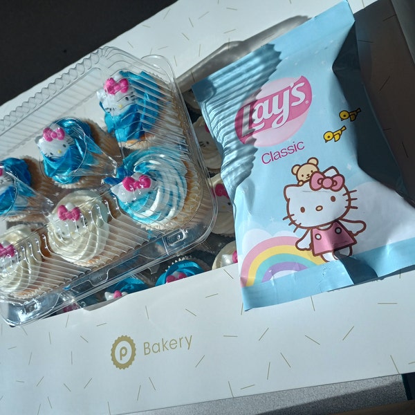 Hello Chips Kitty Party Chip Bags Sanrio Kitty Birthday Party Treats ...