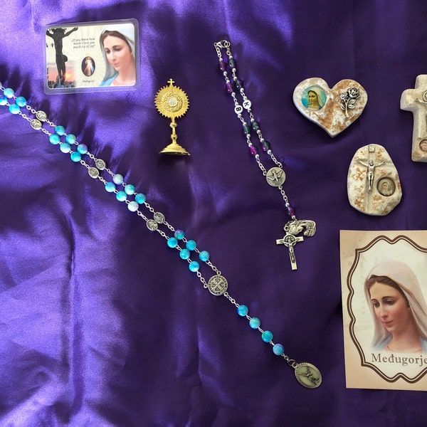 Catholic Magnets, Medjugorje Handmade Magnets, St Benedict Magnet ...