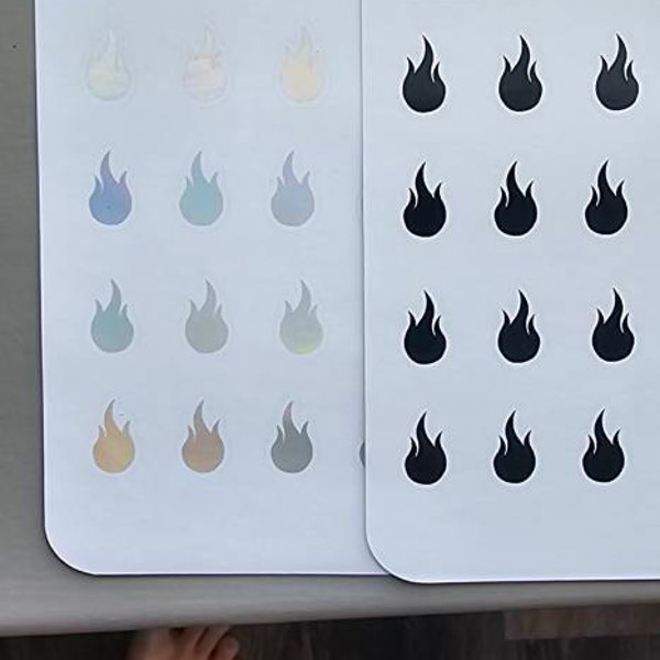 US Calendar Holiday Stickers, Holographic Planner Date Stickers ...